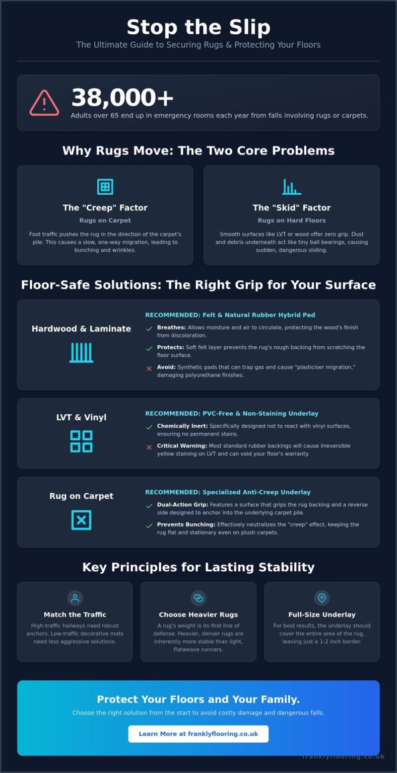 How to Stop a Rug from Slipping: A Frank Guide to Floor Safety